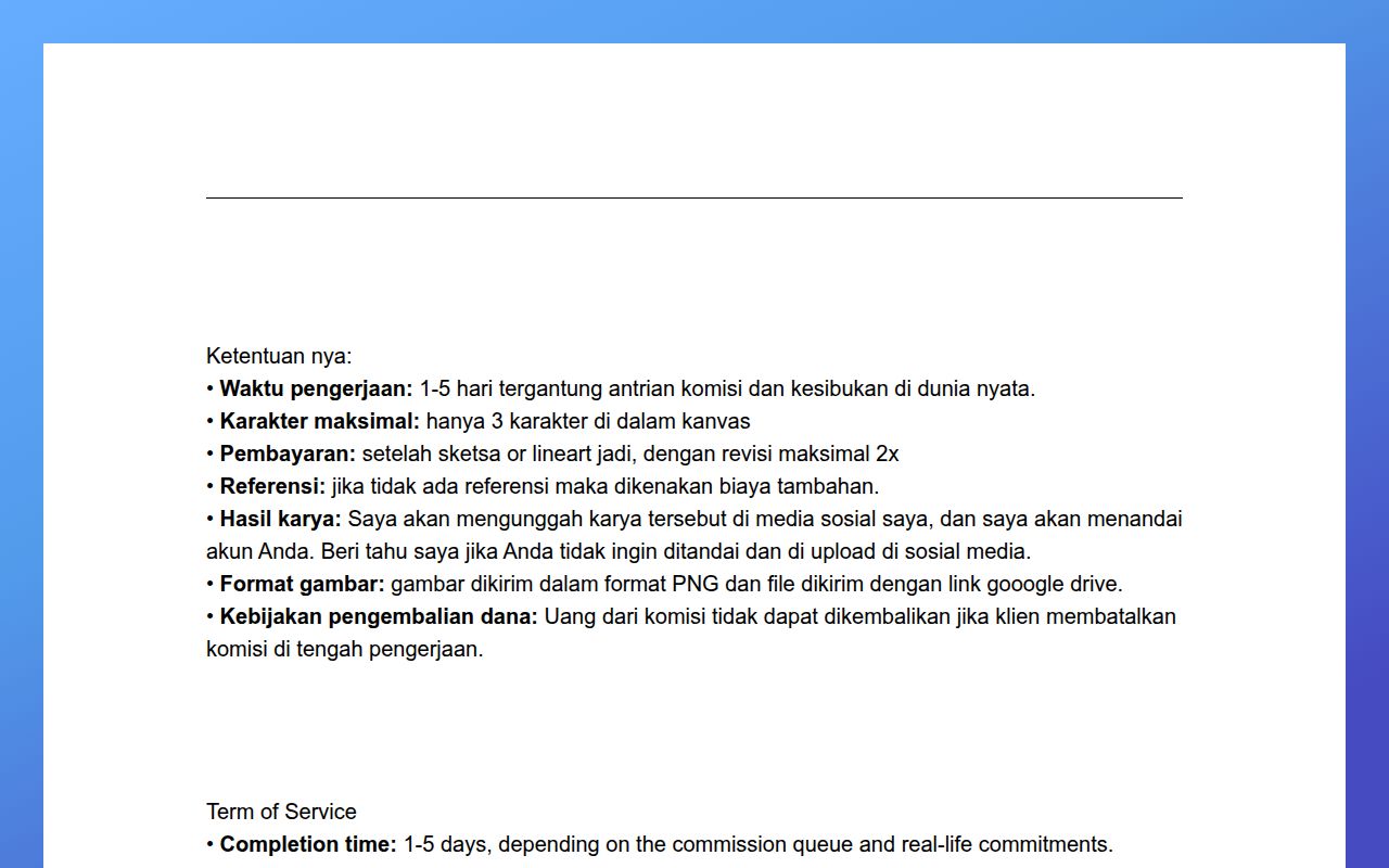 Term of service